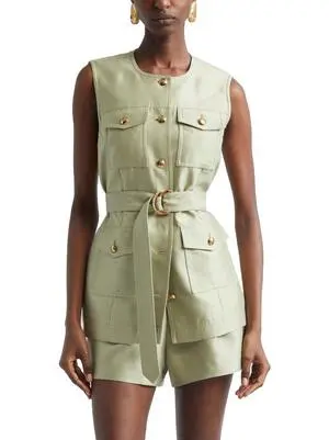 Zimmermann Kindred Spirit Luna Utility Vest - Palm