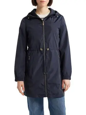 Michael Kors Hooded Anorak Jacket - Navy
