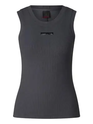 Bogner Ribbed Knit Top Gray
