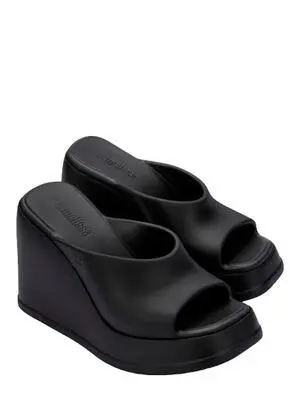 Melissa Platform Wedge Sandal - Black