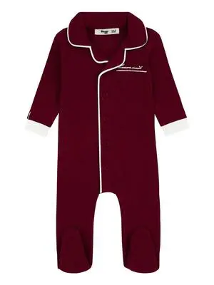 NOGGIWEAR Layers Footie - Burgundy