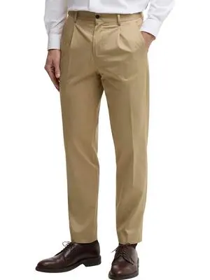 Barbour Bellamy Pleated Stretch Cotton Pants - Sand