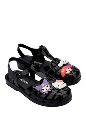 Melissa X Hello Kitty And Friends Fisherman Sandal - Black