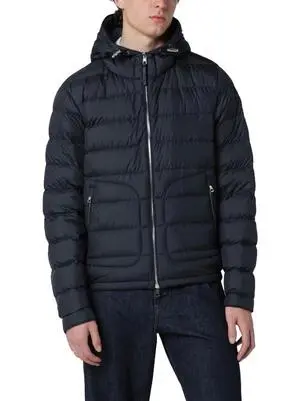 Moncler Short Hooded Down Jacket - Blue