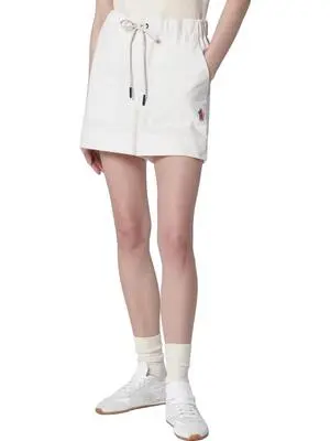 Moncler Technical Froissé Shorts - Beige