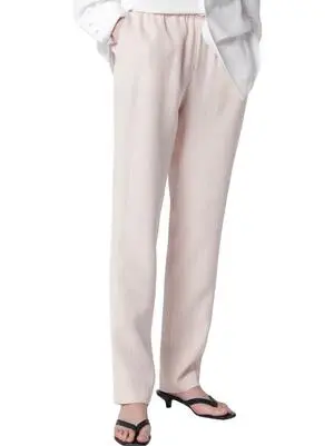 Loulou De Saison Light Wool-blend Trousers - Pink