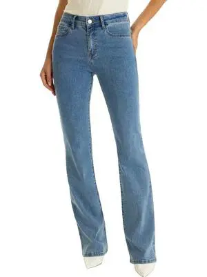 THE NOLI SHOP Aria Flare Jean - Medium Blue