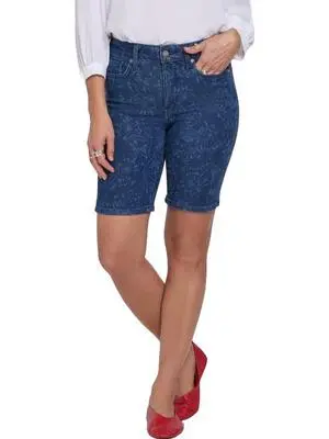 NYDJ Ella Side Slit Denim Shorts