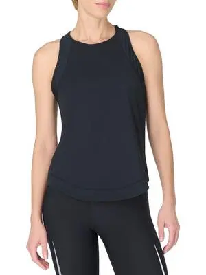 Sweaty Betty Breathe Easy Run Mesh Tank - Black