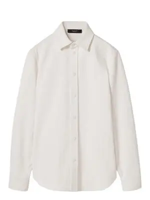 Gucci Gg Cotton Denim Jacquard Shirt - White