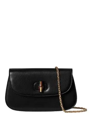 Gucci Bamboo Clutch Black