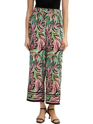 Joseph Ribkoff Floral-print Trousers - Green