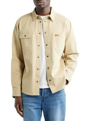 Pendleton Cotton Stretch Twill Work Shirt - Tan/bridge Creek