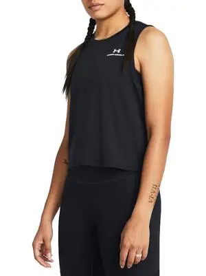 Under Armour Vanish Energy Crop Tank - Black//white