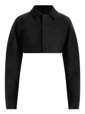 Manière De Voir Balloon Sleeves Jacket - Black