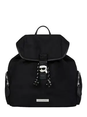 Karl Lagerfeld Small Ikon Backpack - Black