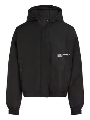 Karl Lagerfeld Hooded Jacket - Black