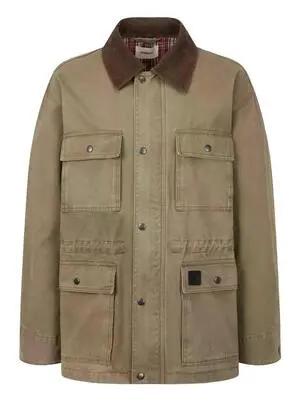 STUDIO TOMBOY Patch-pocket Washed Jacket - Neutrals