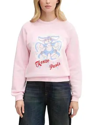 Kenzo Graphic Print Sweatshirt - Pink