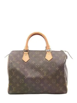 LOUIS VUITTON 2008 30 Speedy Monogram Tote - Brown
