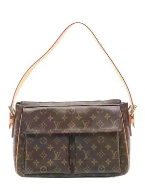 LOUIS VUITTON 2005 Monogram Shoulder Bag - Brown