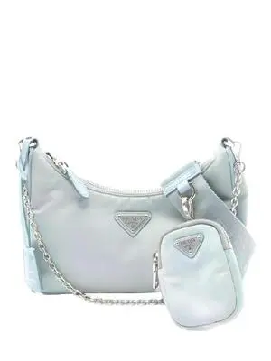 Prada 2005 Chain Medium Shoulder Bag - Blue