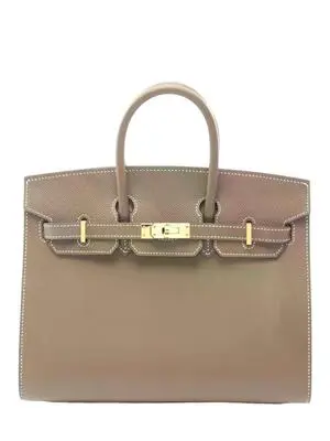 HERMÈS 2021 Birkin 25 Leather Tote Bag