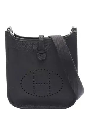 Hermès Evelyn Tpm Caban Clemence Leather Shoulder Bag - Black