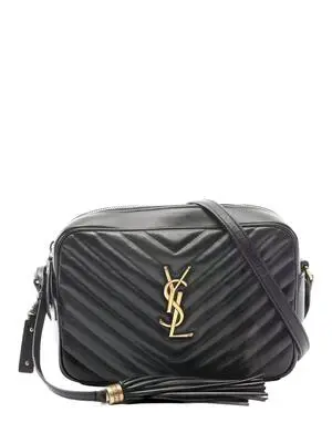 Saint Laurent Lou Quilted Leather Camera Bag - Black