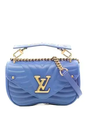 LOUIS VUITTON 2019 New Wave Pm Quilted Chain Shoulder Bag - Blue