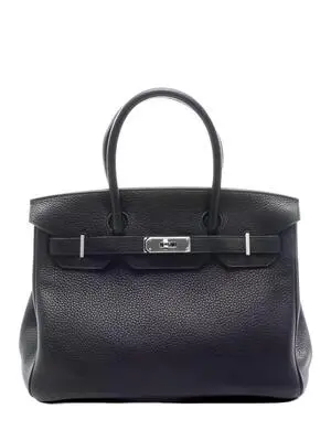 Hermès 2015 30 Birkin Togo Tote Bag - Black