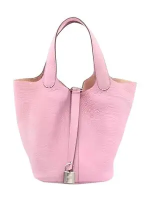 Hermès 2022 Picotin 18 Lock Shoulder Bag - Pink
