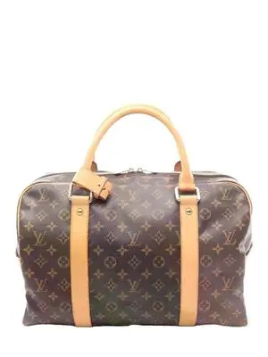 LOUIS VUITTON 2007 Monogram Leather Boston Bag - Brown