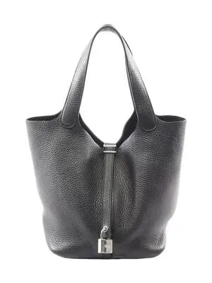 Hermès 2021 Pm Picotin Lock Tote Bag - Black