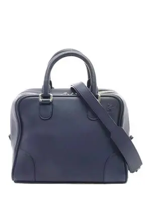 Loewe Amazona75 Leather Handbag - Blue