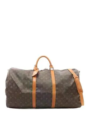LOUIS VUITTON 2000s Monogram Boston Bag - Brown