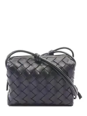 Bottega Veneta Intrecciato Mini Loop Bag - Black