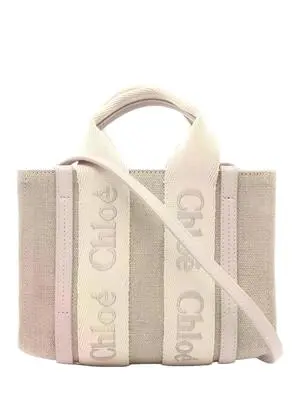 Chloé Logo-detail Tote Bag - Neutrals