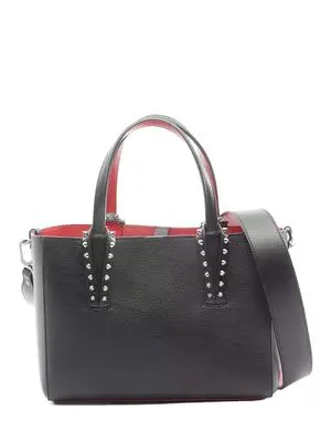 CHRISTIAN LOUBOUTIN 2020s Studded Leather Tote Bag - Black