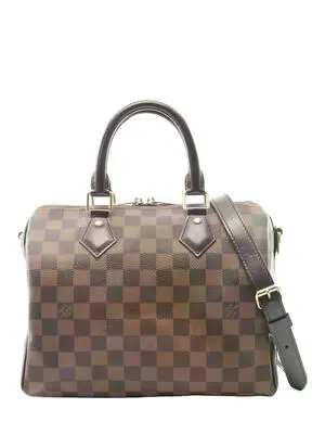 LOUIS VUITTON 2017 Speedy Bandouliere 25 Tote Bag - Brown