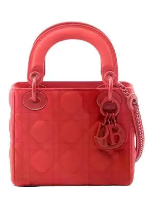 Dior 2010s Mini Lady Handbag - Red