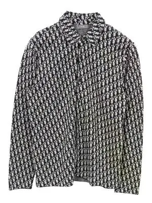 Dior Oblique Long-sleeve Shirt - Black
