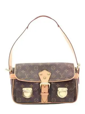 LOUIS VUITTON 2008 Pm Hudson Monogram-canvas Shoulder Bag - Brown