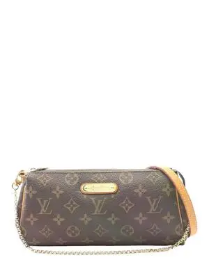 LOUIS VUITTON 2015 Monogram Chain Mini Shoulder Bag - Brown