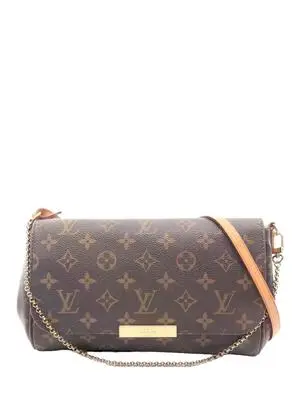 LOUIS VUITTON 2014 Monogram Chain Tote Bag - Brown