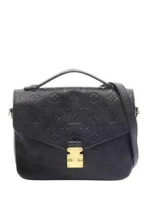LOUIS VUITTON 2017 Mm Metis Monogram Shoulder Bag - Black