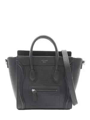Celine 2000s Nano Luggage Handbag - Black