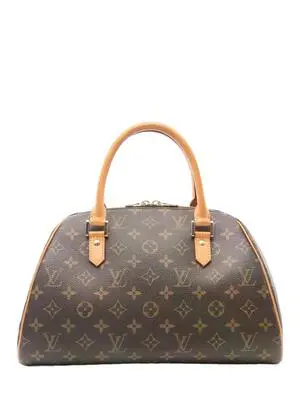 LOUIS VUITTON 2003 Monogram Leather Handbag - Brown