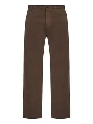 THE ROW Siouxie Jean In Cotton - Brown Grey