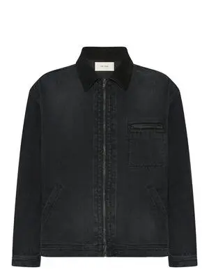 THE ROW Tarquin Cotton Jacket - Black